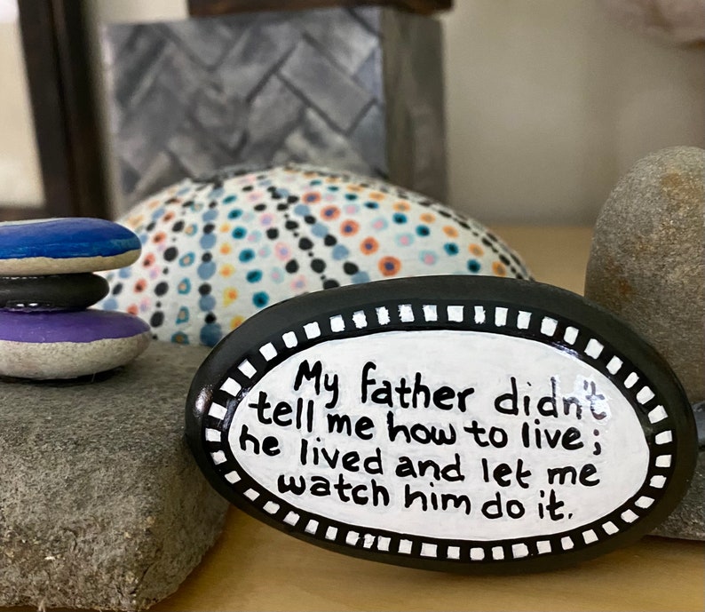 Dad Rocks / Rocks for Dad / Unique / Gift / Celebration / Pops ...
