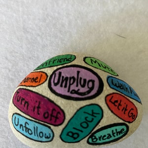 Mental Health Rocks, Healthy Rocks, Let It Go, Survivor, You Are Enough ...