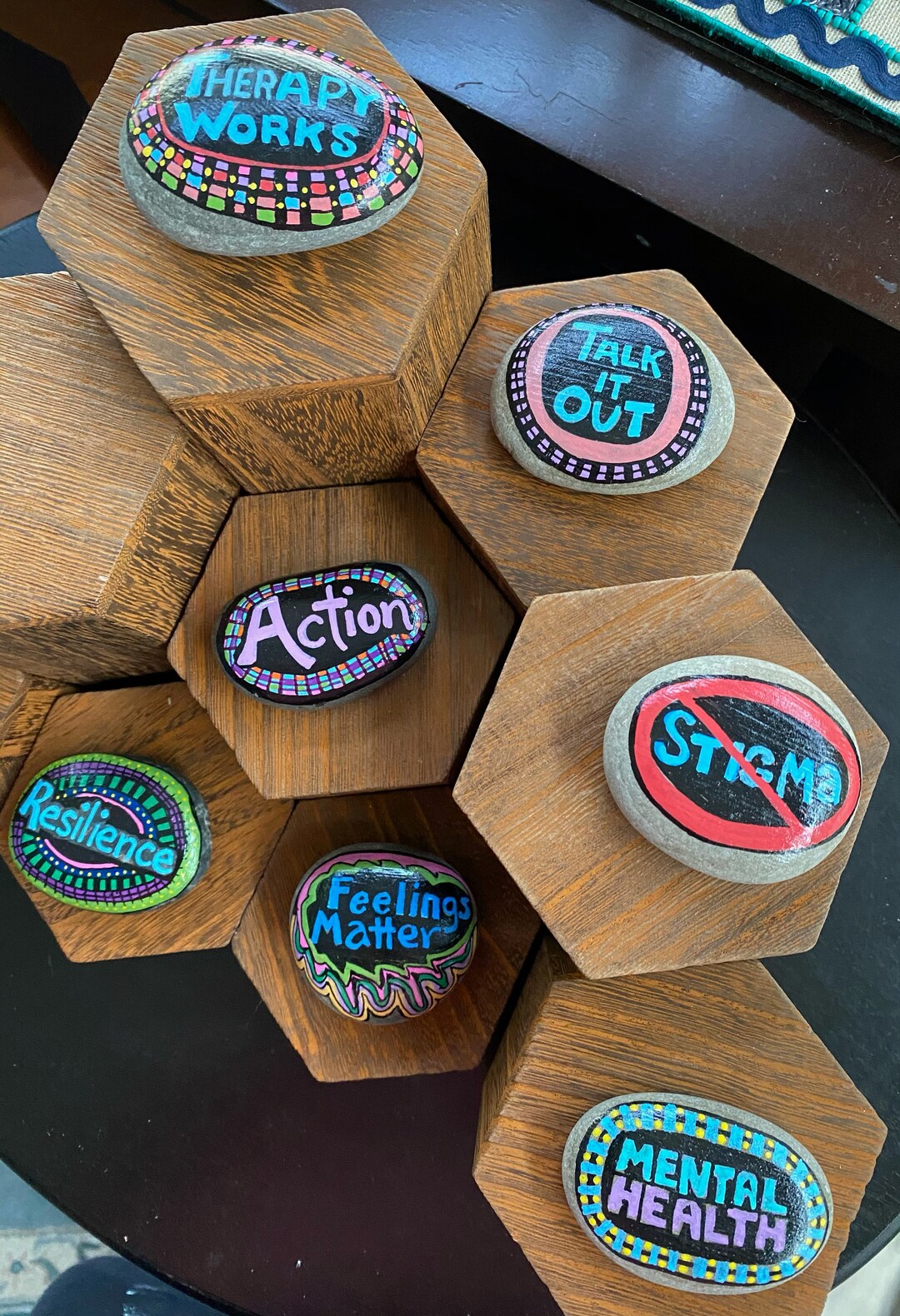 Mental Health Rocks Psychosocial Motivational Wellness - Etsy UK