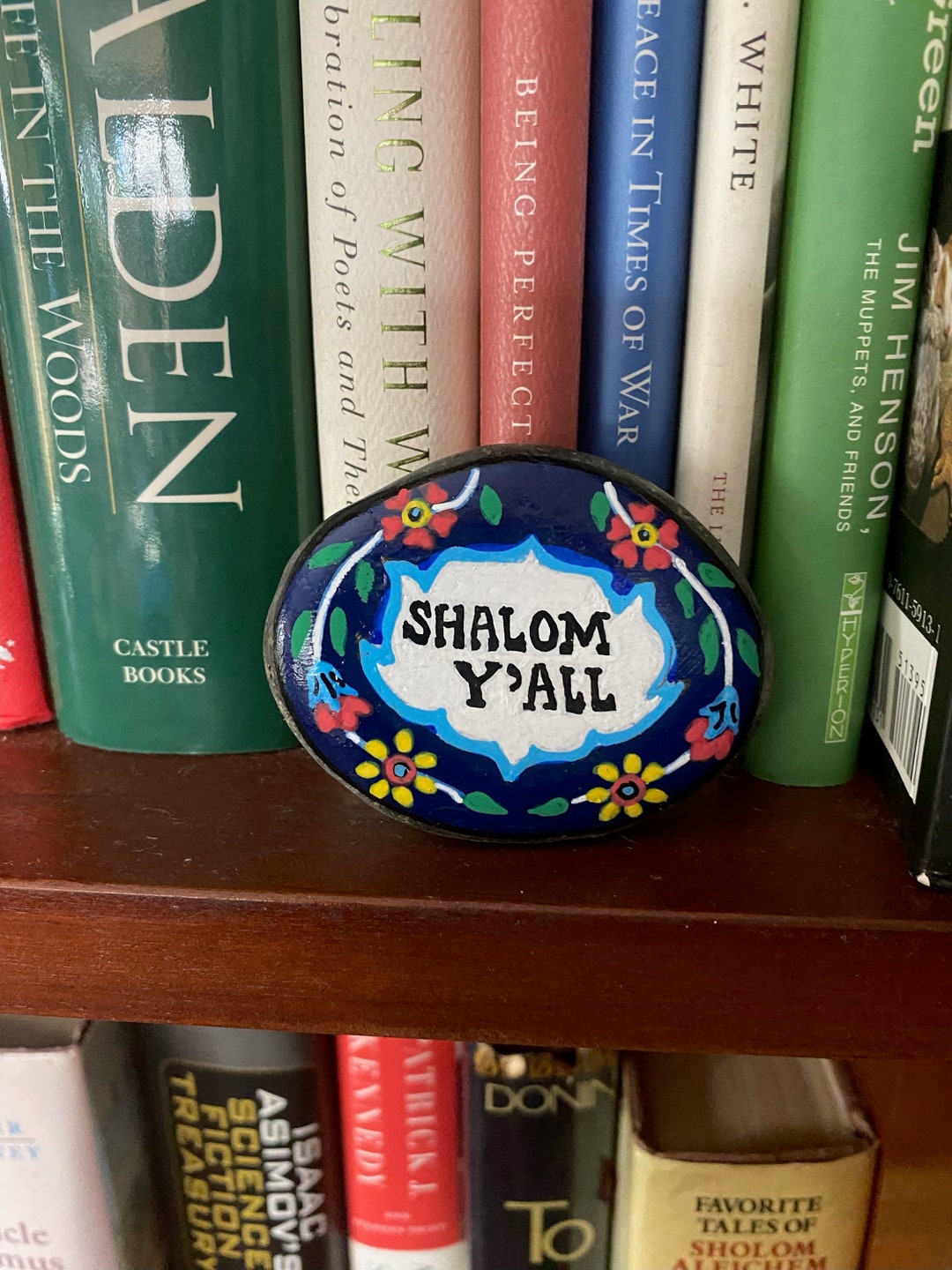 Shalom Colorful Rock, BFF, Friendship Gift, Best Friend Gift, River ...