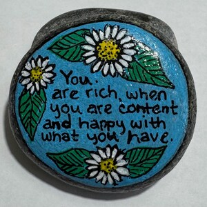 Mental Health Wellness Rock - Etsy