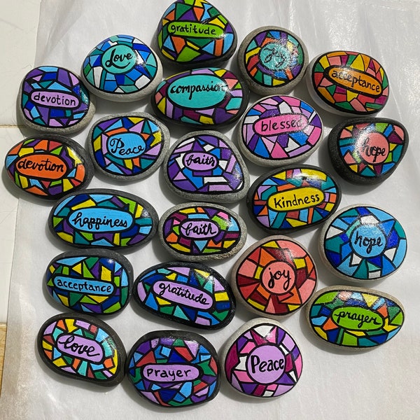 Inspirational Rocks - Etsy