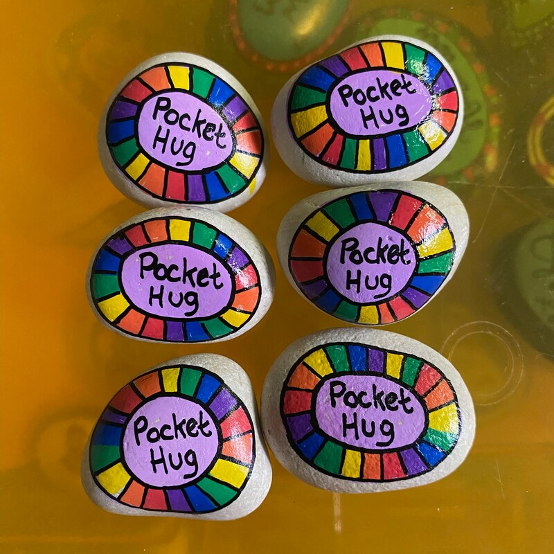 Pocket Hug Rock - Etsy