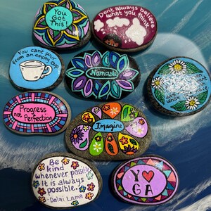 Mental Health Wellness Rock - Etsy