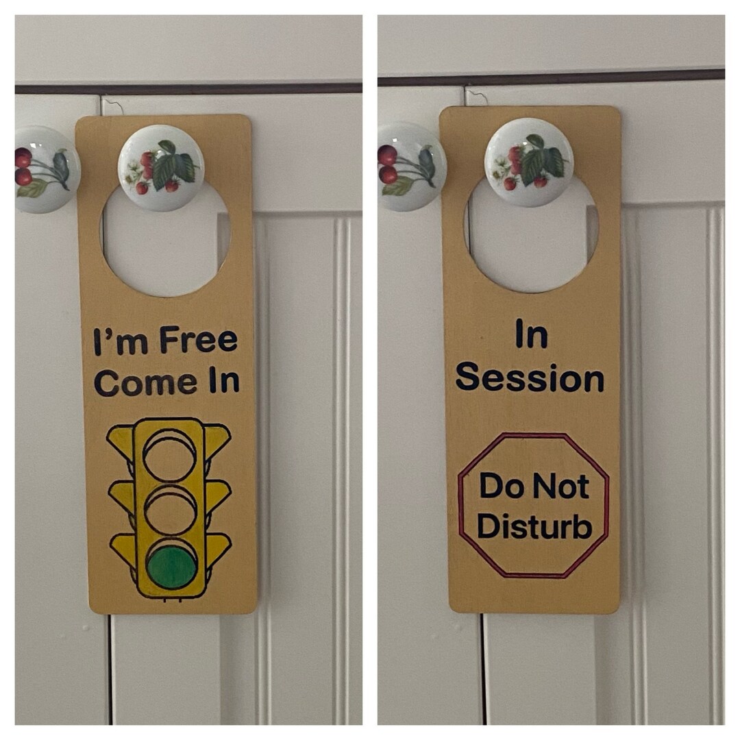 Session in Progress, I'm Free Come In, Door Sign, Therapy Door Sign - Etsy