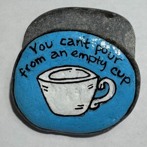 Mental Health Wellness Rock - Etsy