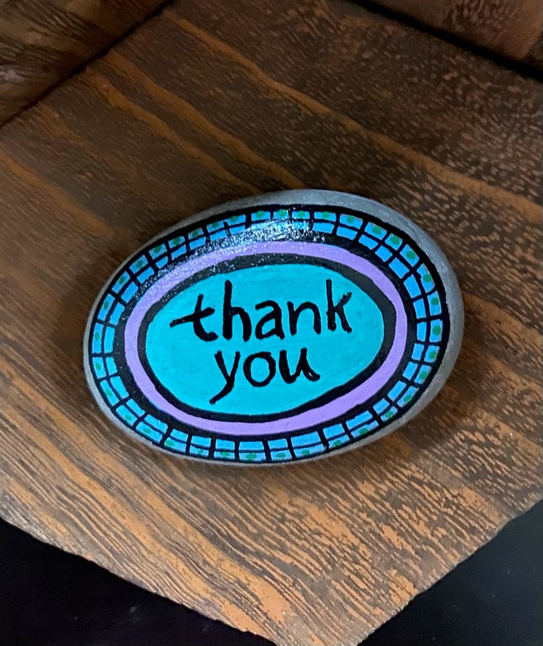 Thank You Rocks Thank You Thanks Gracias Rocks Someone | Etsy