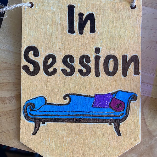 In Session Sign - Etsy