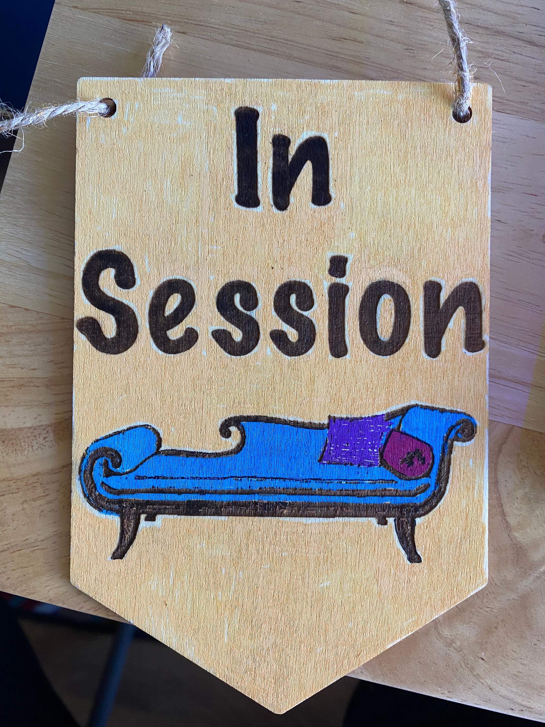 In Session Door Sign Welcome Door Sign Double Sided Door - Etsy