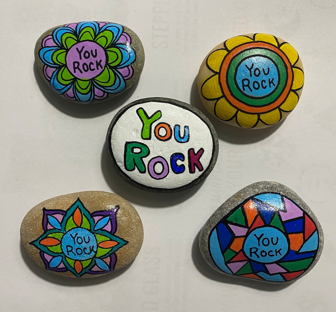 You Rock Rocks / Rock Star / Thank You Gift /staff Appreciation Rocks ...