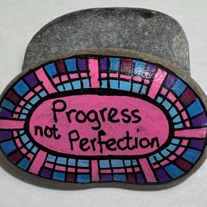 Mental Health Wellness Rock - Etsy