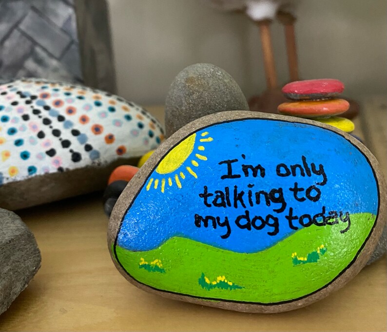 Dog Themed Rocks - Etsy