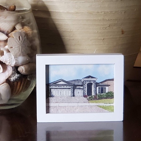 Hand Painted House Pictures - Etsy