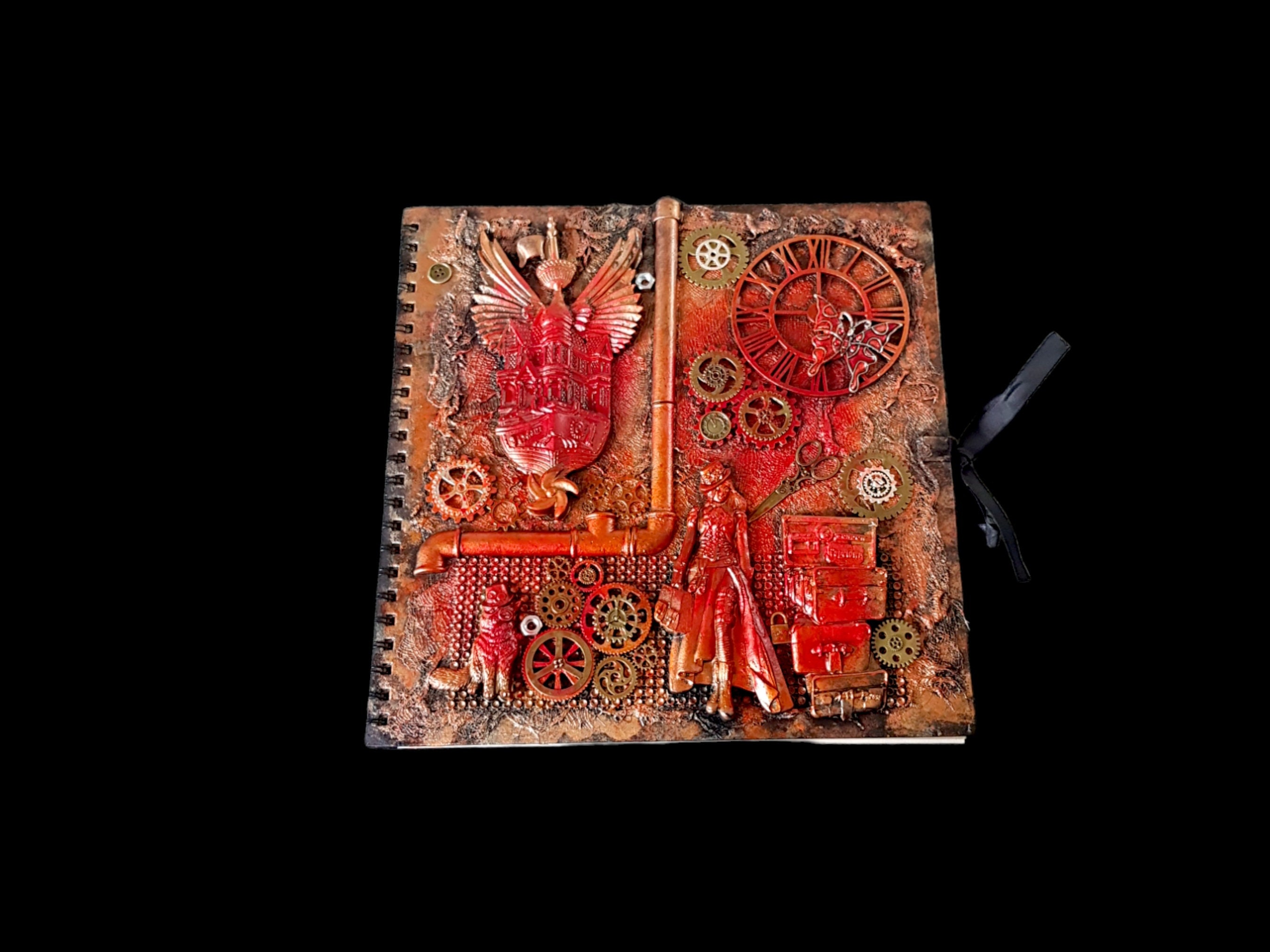 Photo Album, Steampunk, Steampunk Photo Album, Steampunk Scrapbook ...