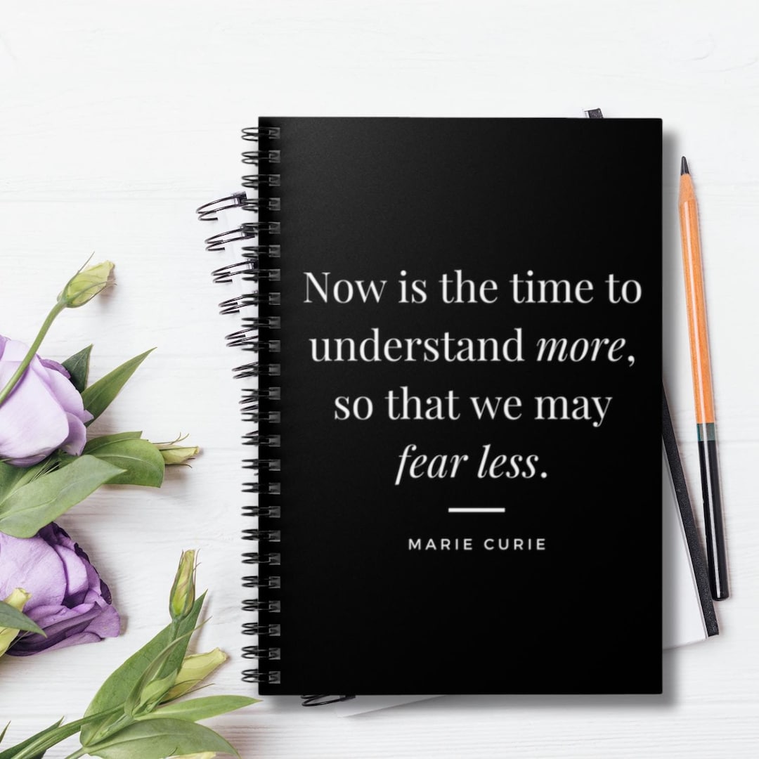 Marie Curie Notebook, Women in STEM Feminist Gift, Science Physics ...
