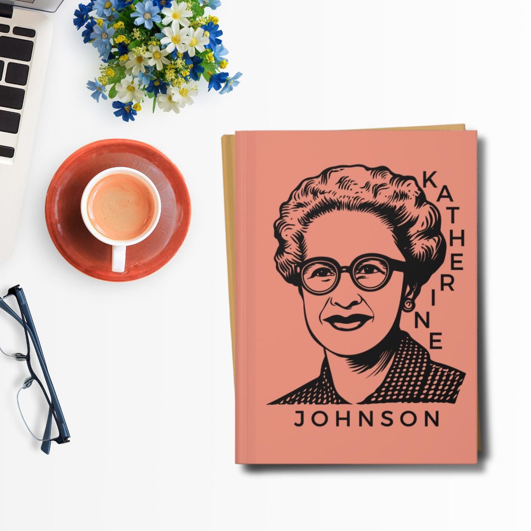 Katherine Johnson Hardcover Journal, Black Women in STEM Gift for Math ...
