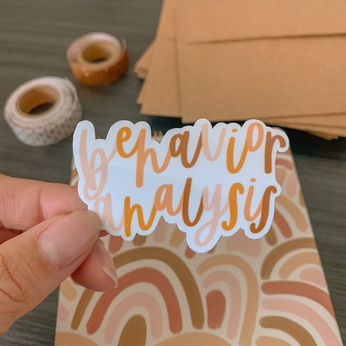 Abc Aba Sticker BCBA Sticker Behavior Technician Stickers | Etsy