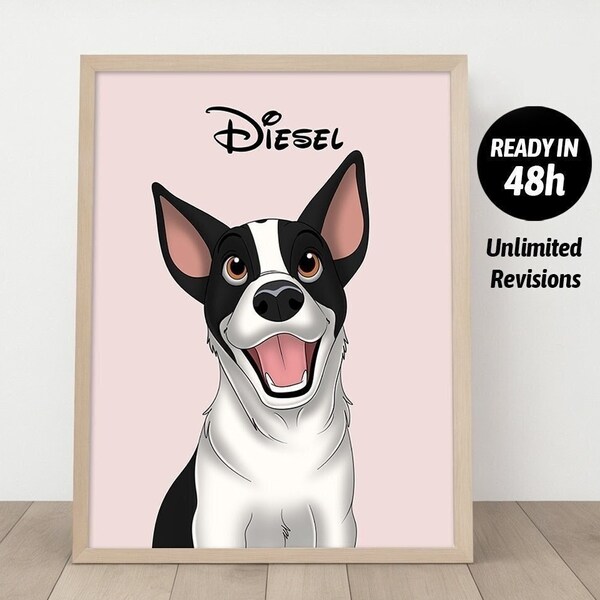 Pet Disneyfication - Etsy