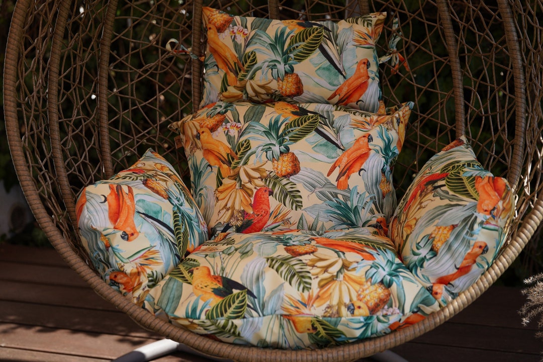 Cushion for Hanging Swing Egg Chair Cushion Cocoon Handmade Hanger ...