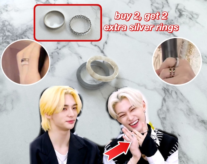 Stray Kids Hyunjin Felix Dark Gray White Matching Friendship Couple ...