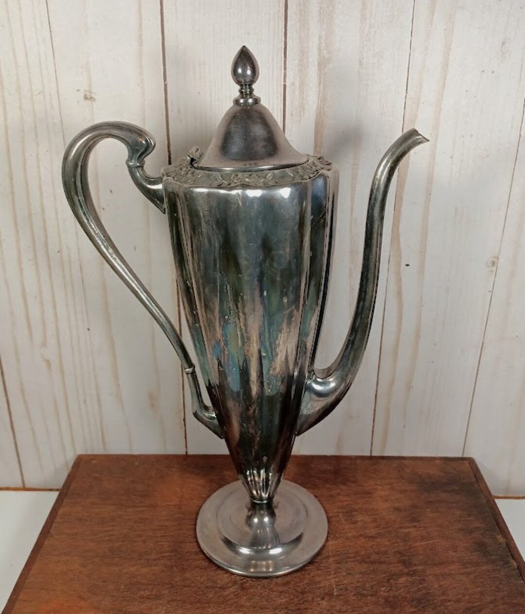 Forbes Silverplate Coffee Server or Teapot 650 Tall Thin - Etsy