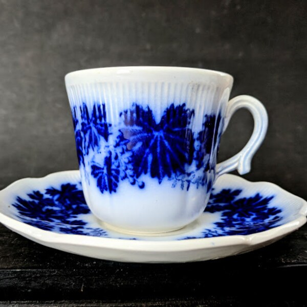 Flow Blue Tea Cup - Etsy