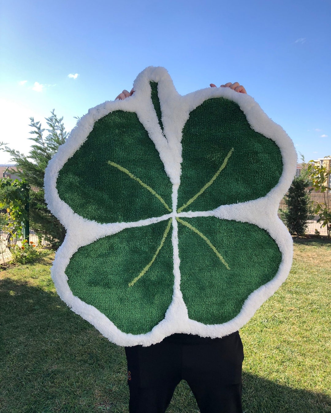 Green Clover Tufted Rug Rugs for Bedroom Aesthetics Green - Etsy