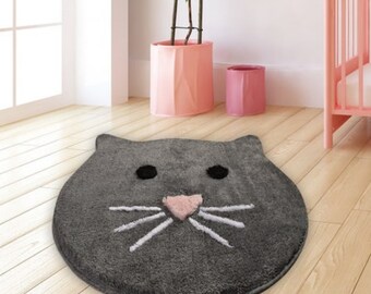 Cat Shaped Rug - Etsy