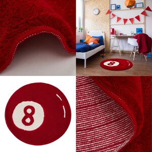 8 BALL RUG Pool Ball Rug Billiards Gift Rug Rugs for - Etsy Canada