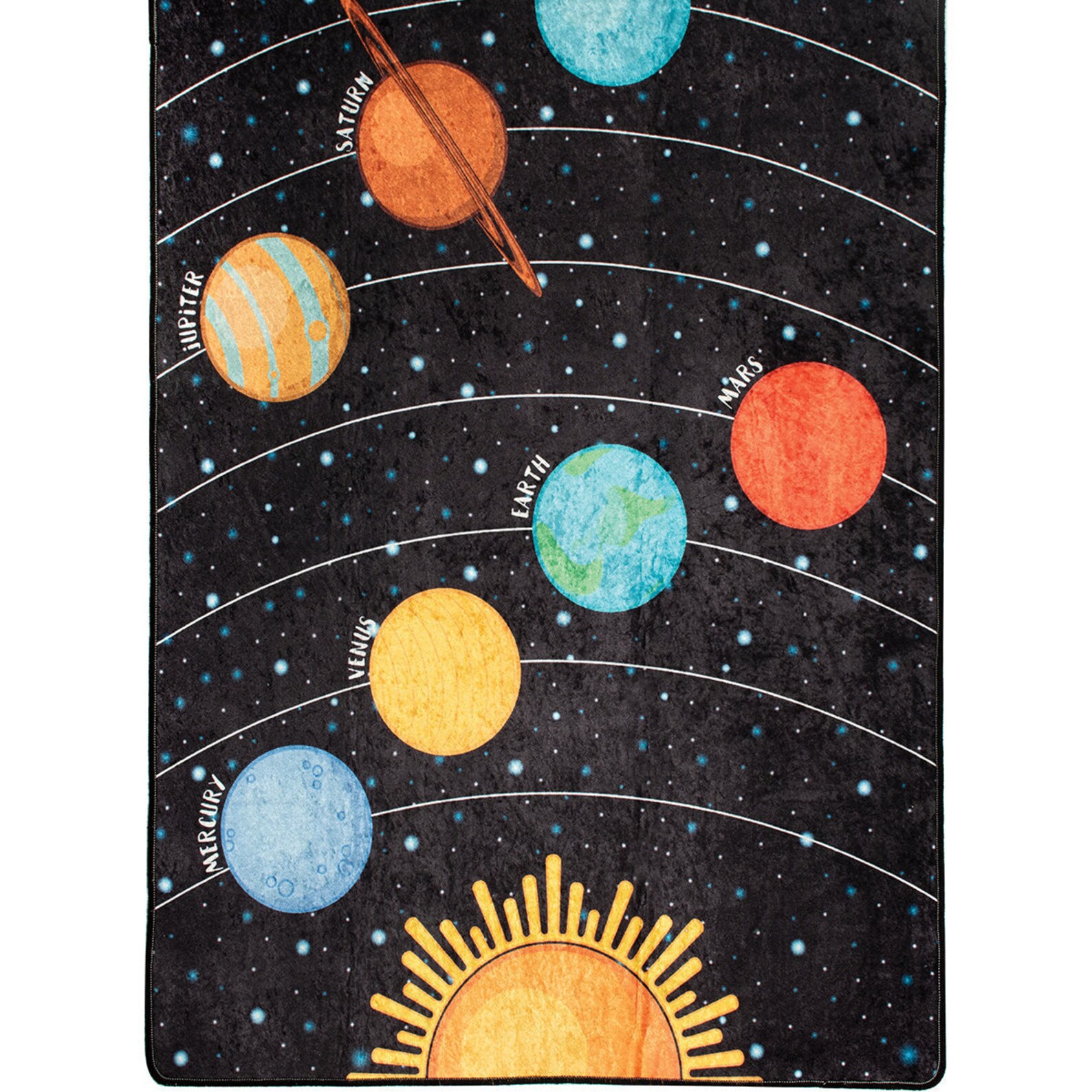 SOLAR SYSTEM RUG / Sun and Planets Design Rug Kids' Room | Etsy