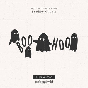 Boo Hoo Scares Digital Vector Graphic for Halloween [SVG, PNG, JPEG] - Etsy