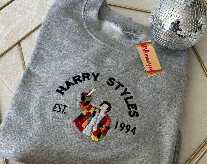 Harry Style Aesthetic Sweatshirts Embroidered Merch Hoddie Gift for ...