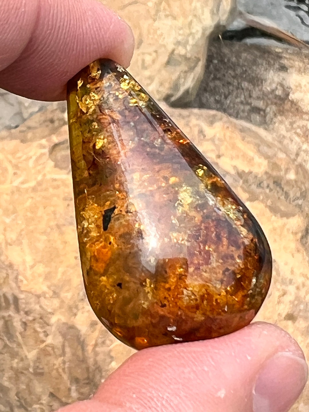 AMBER, Genuine Polished AMBER From Mexico - Etsy