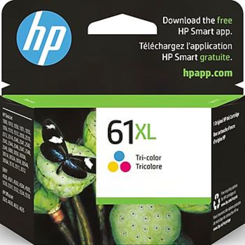 HP Black and Tri-color Standard Yield Ink Cartridges, 2/pack and Single ...