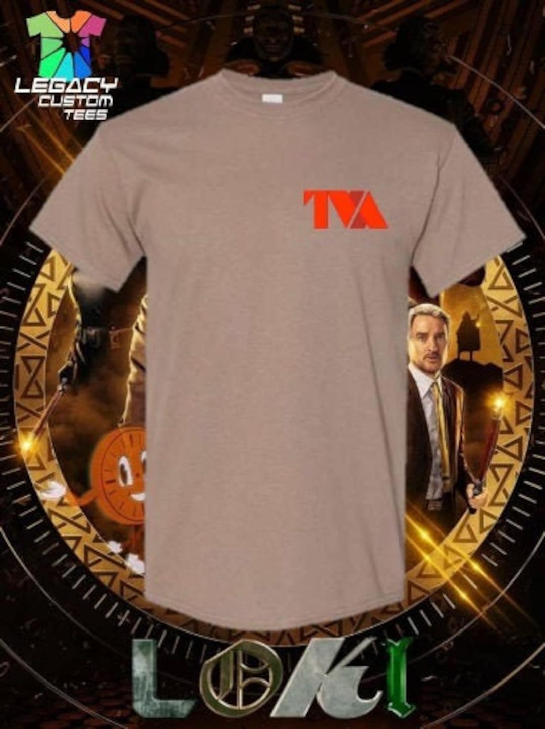 Loki TVA/VARIANT fluorescent Heavy Cotton Adult Unisex 5.3 Oz. T-shirt ...