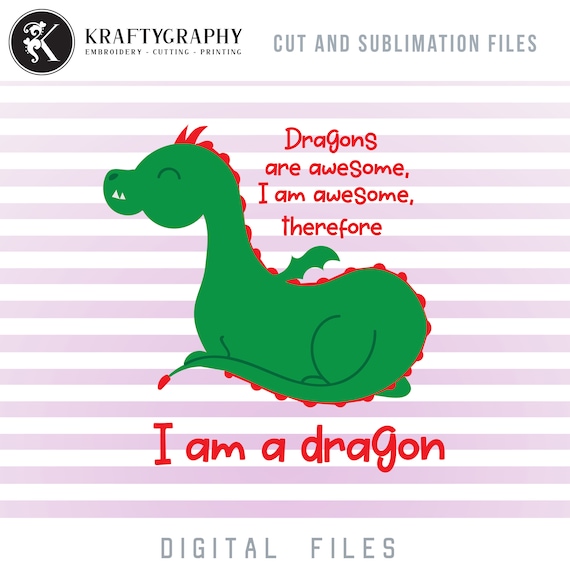 Dragon Word Art Funny Dragon Quotes SVG Cut Files Dragon PNG ...