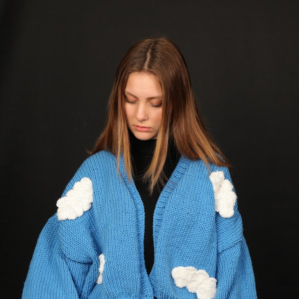 Colorful Cardigan - Etsy