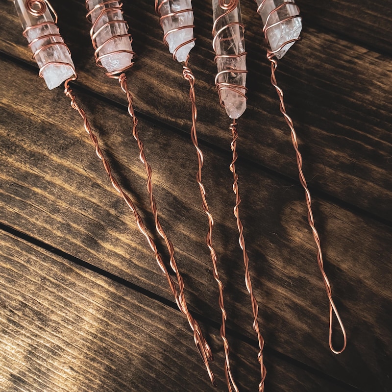 Wire Wrapped Plant Stake - Etsy