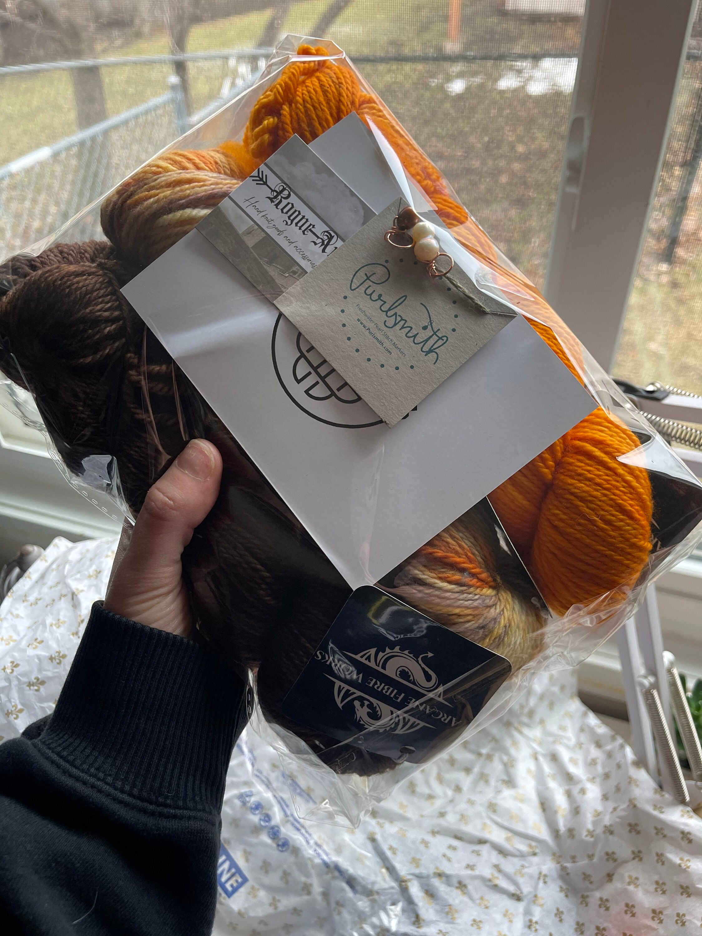 Hearthside Knitting Kit Boxes, Knitting Notions Gift Box, Knitting ...