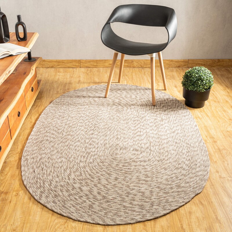 Wool Braided Rug - Etsy