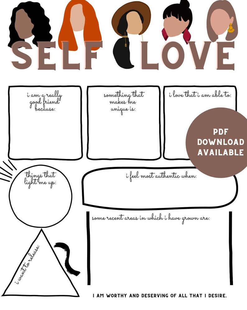 Self Love Journal - Etsy