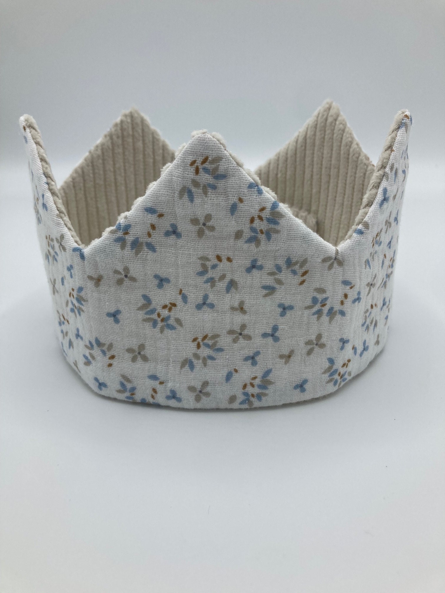 Birthday Crown Neutral: Cord Fabric Natural Colors - Etsy