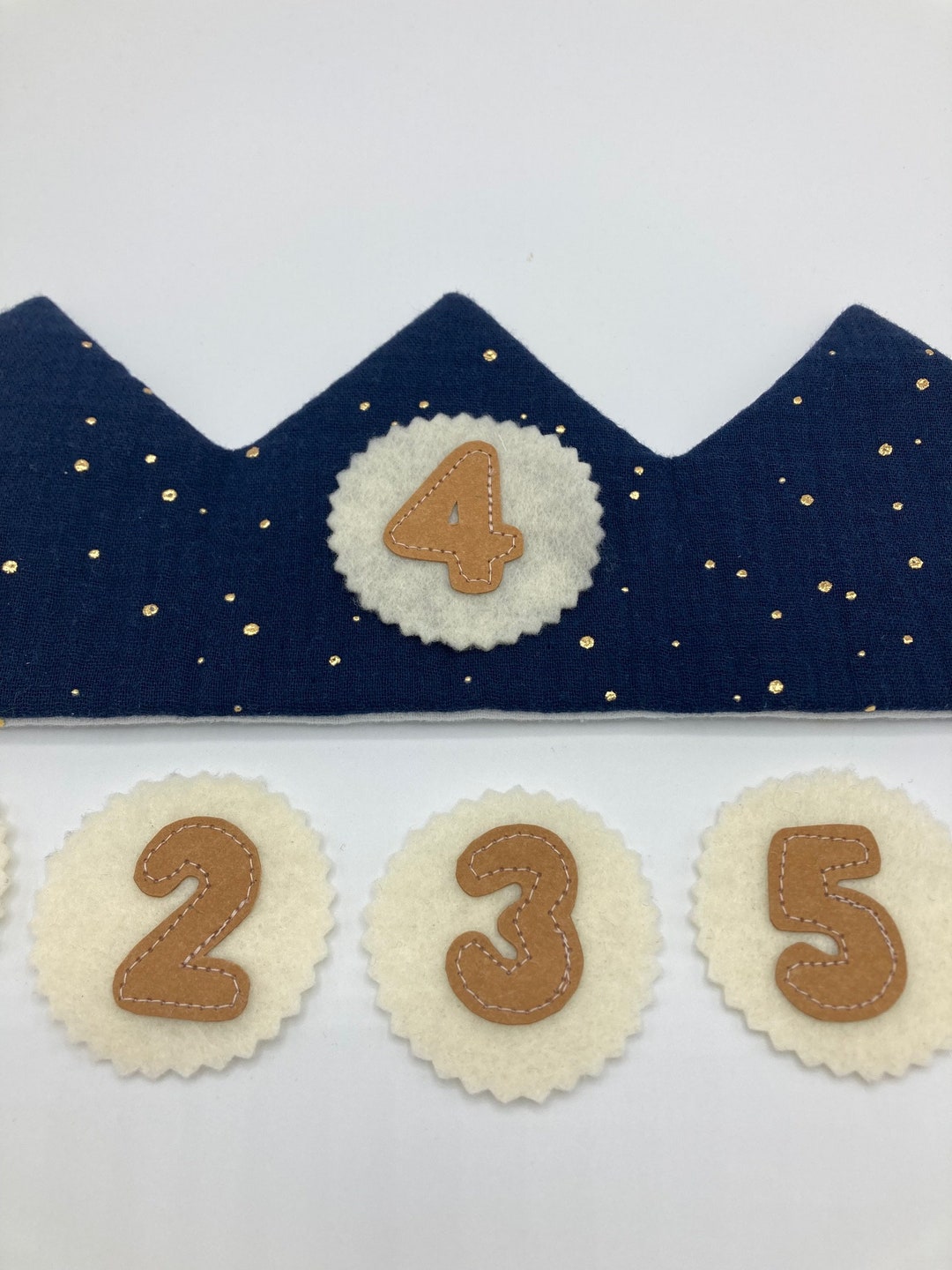 Number Kletties, Interchangeable Numbers 1-6 for Birthday Crown - Etsy