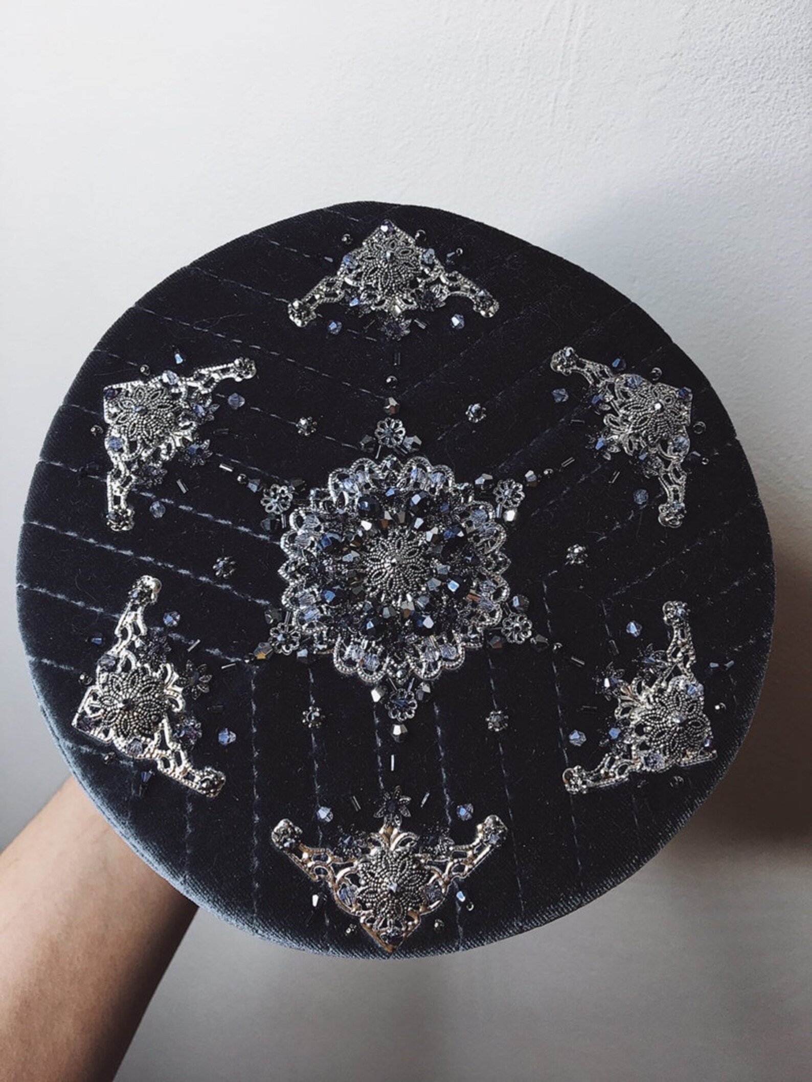 Hand embroidered tatar folk hat tubeteika islamic pray hat | Etsy