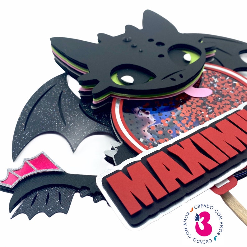 Toothless Caketopper How to Train Your Dragon Caketopper - Etsy