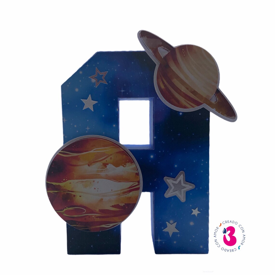 Planets 3D Letters Galaxy 3D Letters Space 3D Letter - Etsy