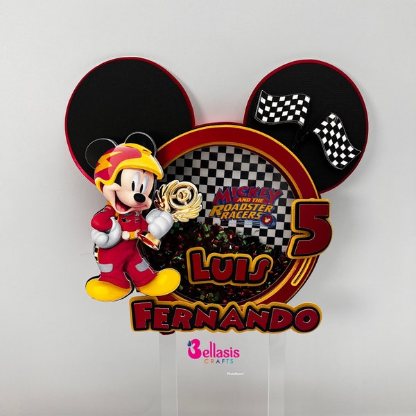 Mickey Mouse Racer Birthday - Etsy