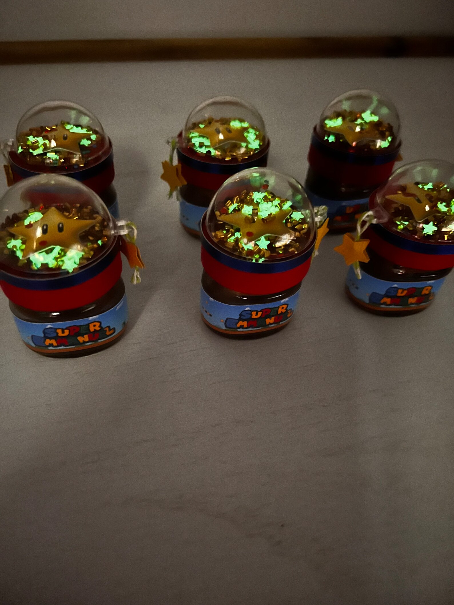 Super Mario Bros Nutella Jar Super Mario Bros Party Decor - Etsy