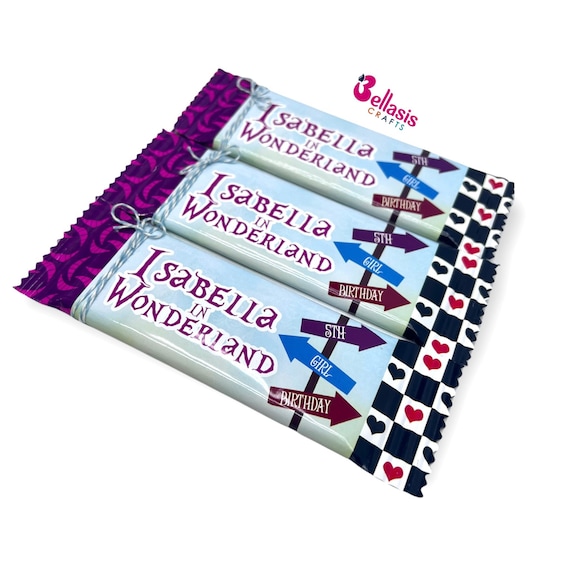 Alice in Wonderland Hershey Alice in Wonderland Candy Alice | Etsy