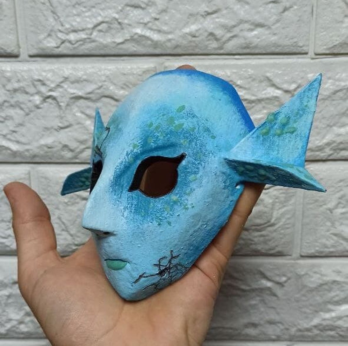 Legend of Zelda Zora Mask Replica | Etsy